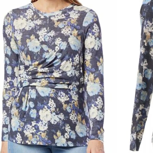 DG2 by Diane Gilman | Tops | Nwt Dg2 By Diane Gilman Floral Long Sleeve ...